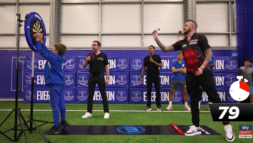 Kiernan Dewsbury-Hall & James Garner TAKE ON Joe Cullen in darts ...